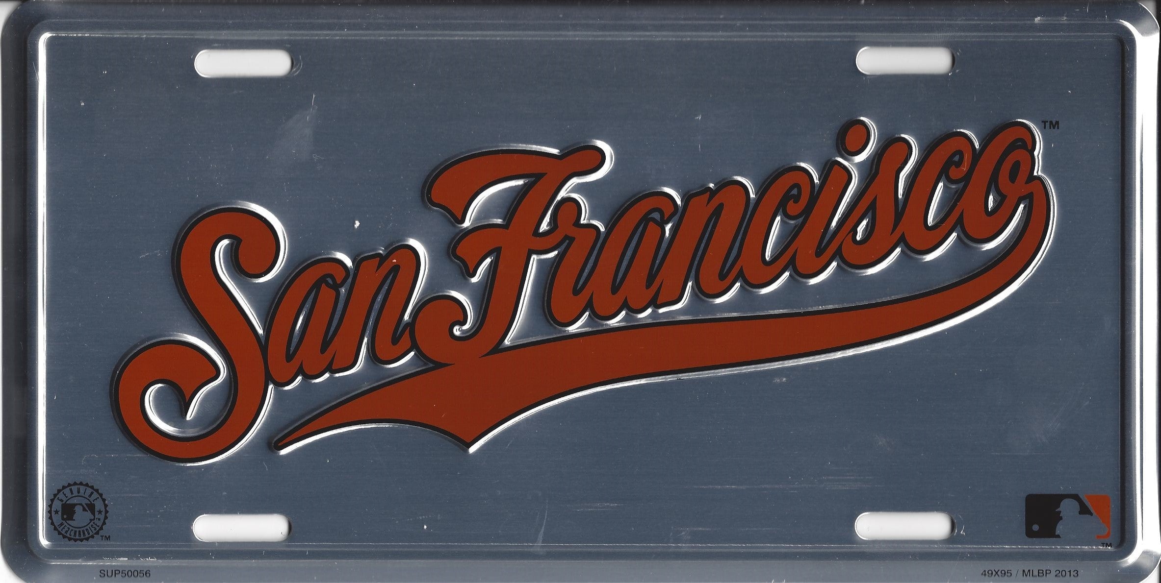San Francisco Giants Anodized Metal License Plate – Auto License Plates ...