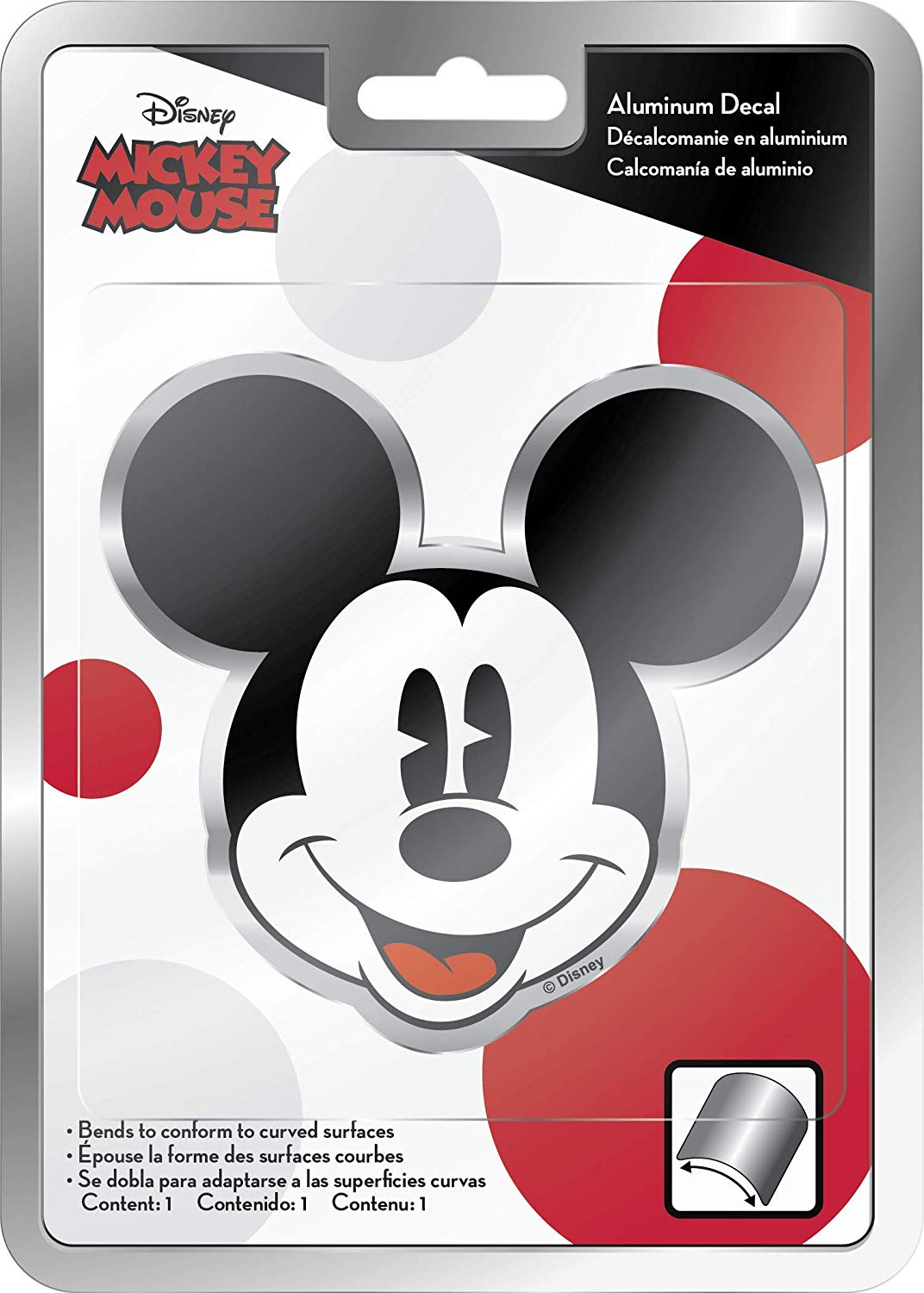 Mickey Mouse Aluminum Decal – Auto License Plates Frames