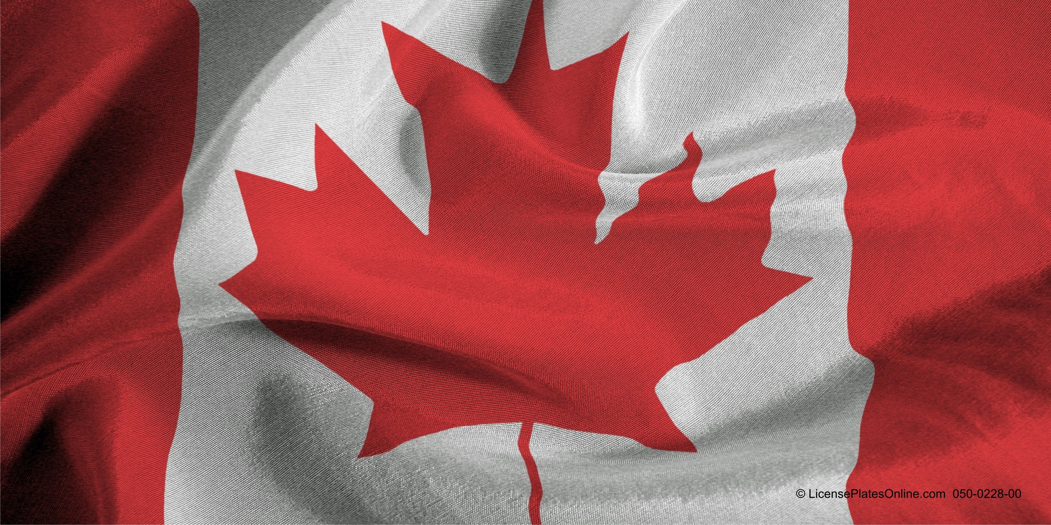Canadian Flag License Plate – Auto License Plates Frames