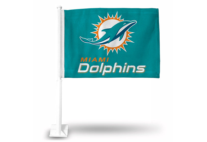 Miami Dolphins Car Flag – Auto License Plates Frames