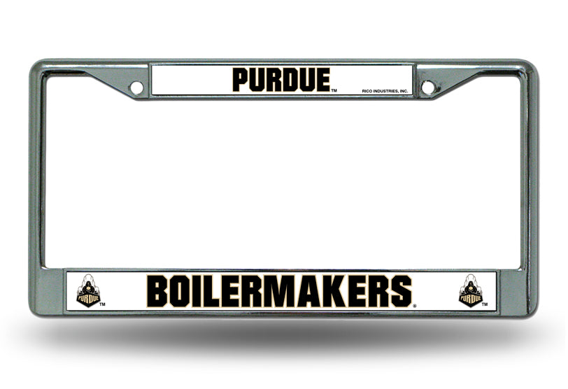 Purdue Boilermakers Chrome License Plate Frame – Auto License Plates Frames