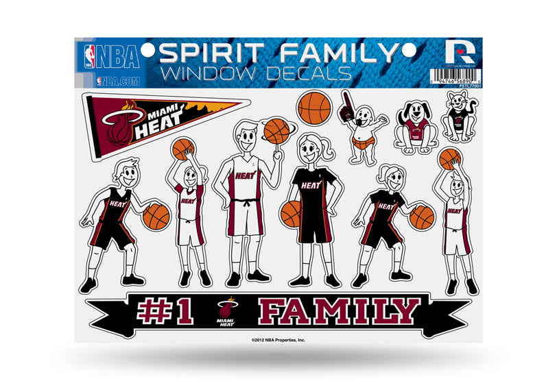 Miami Heat Family Decal Set – Auto License Plates Frames
