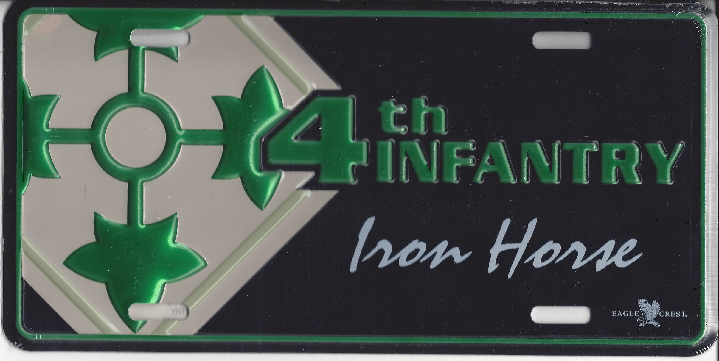 4th Infantry Iron Horse Metal License Plate – Auto License Plates Frames