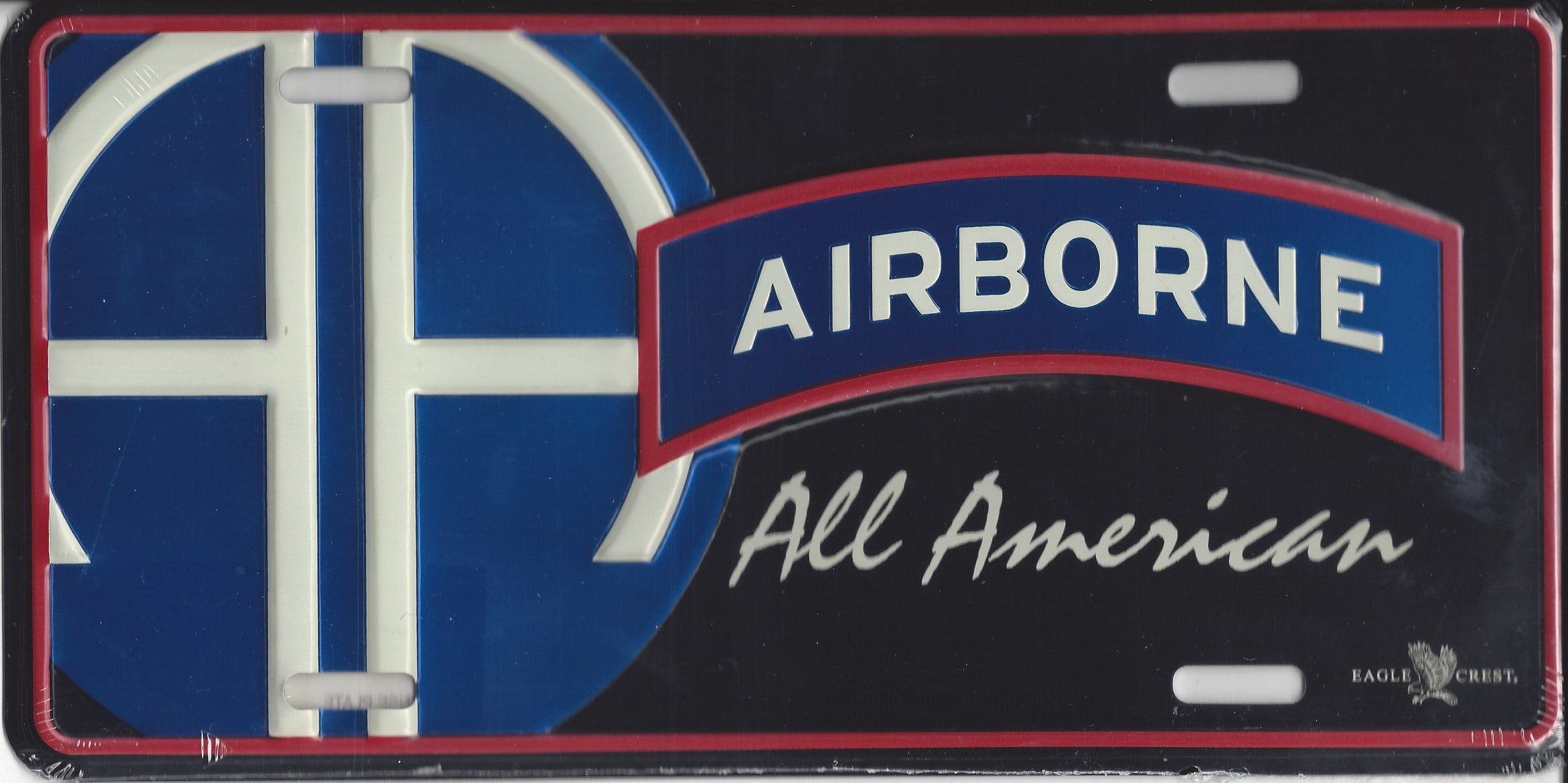 Airborne All American Metal License Plate – Auto License Plates Frames