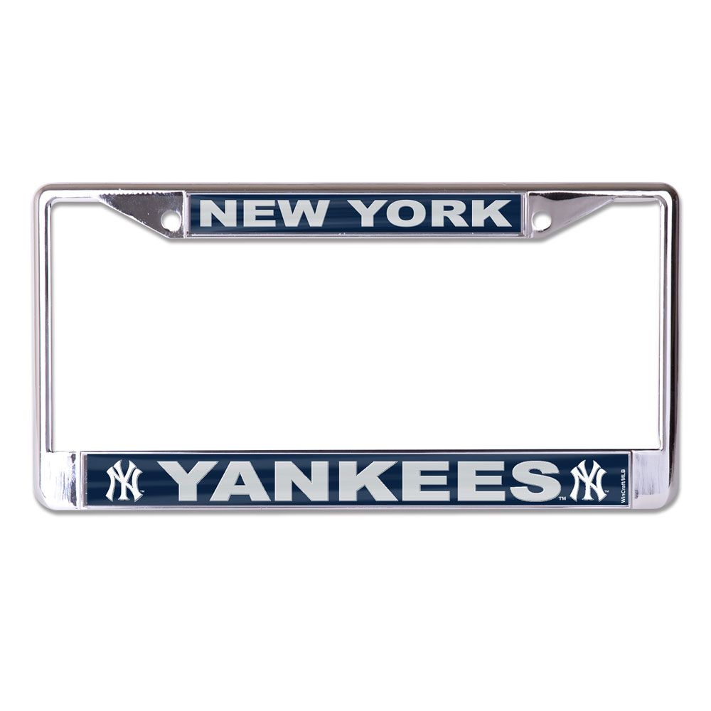 New York Yankees Laser Chrome License Plate Frame – Auto License Plates ...
