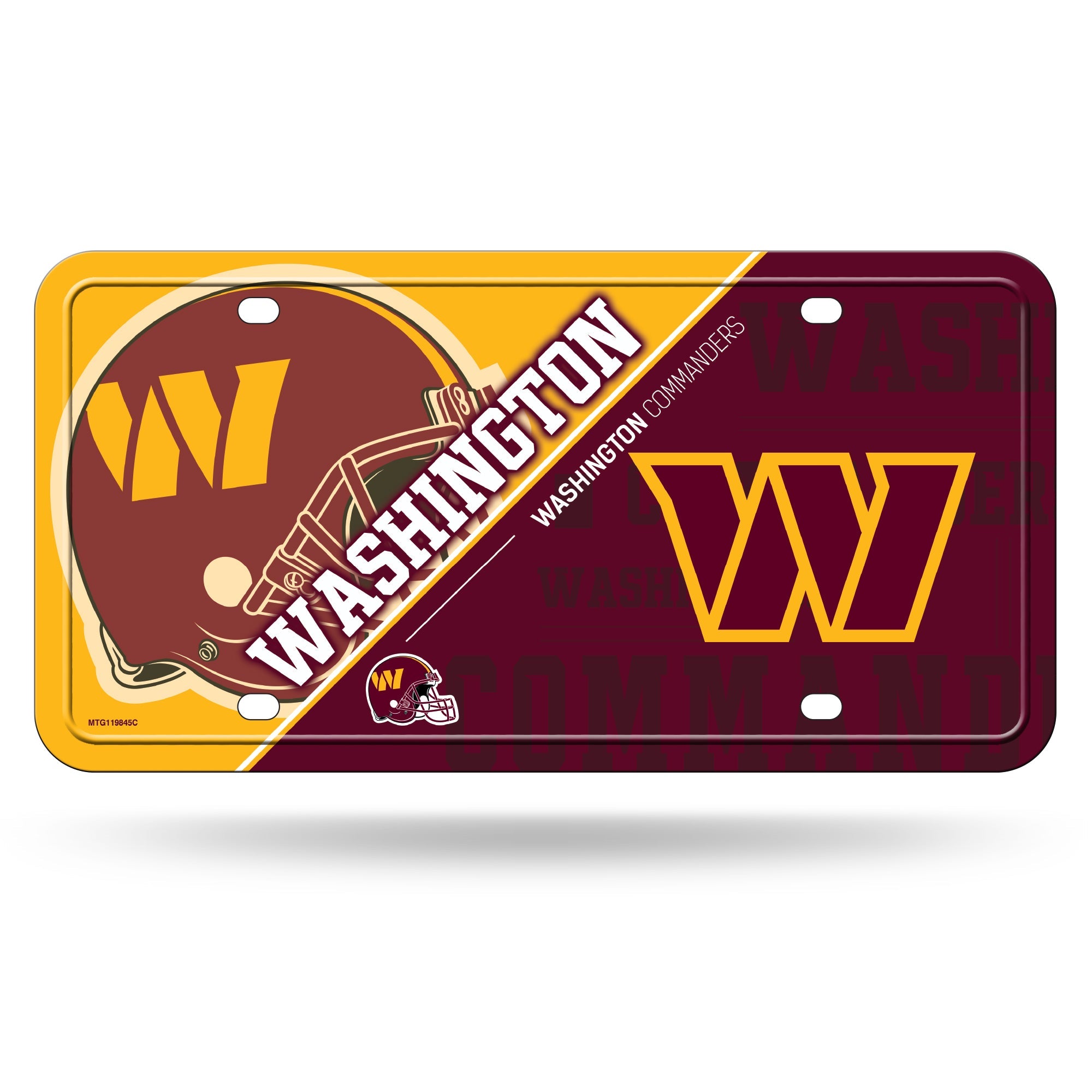 Washington Commanders Metal License Plate – Auto License Plates Frames