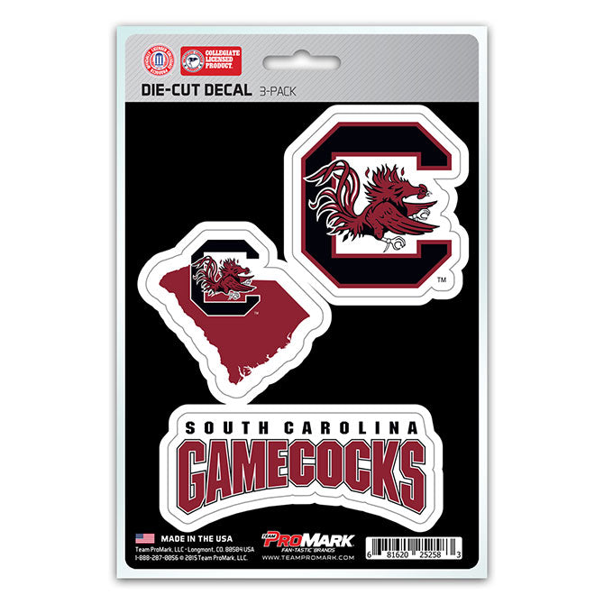 South Carolina Gamecocks Team Decal Set – Auto License Plates Frames
