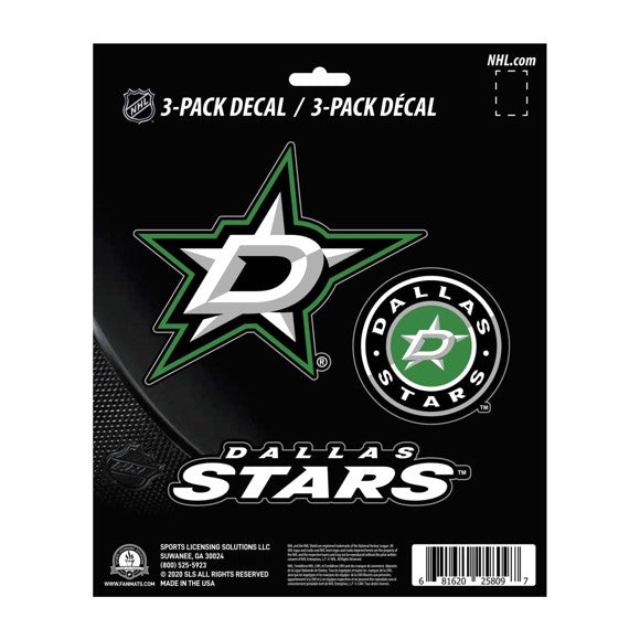 Dallas Stars Team Decal Set – Auto License Plates Frames