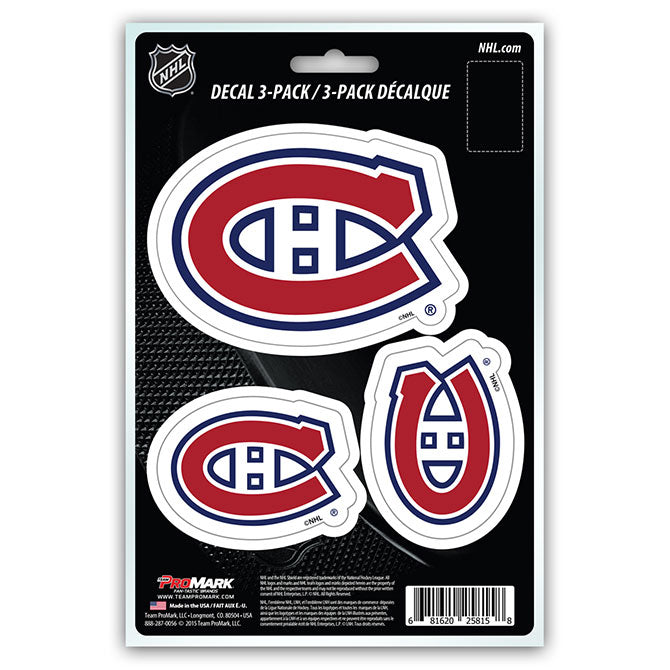 Montreal Canadiens Team Decal Set – Auto License Plates Frames