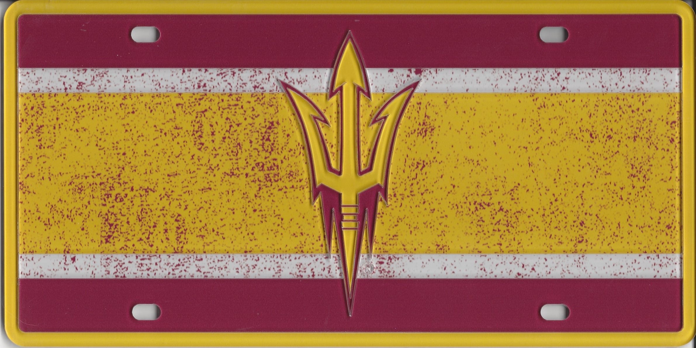 Arizona State Sun Devils Vintage Laser Plate – Auto License Plates Frames