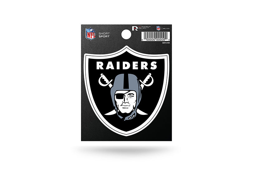 Oakland Raiders Short Sport Decal – Auto License Plates Frames