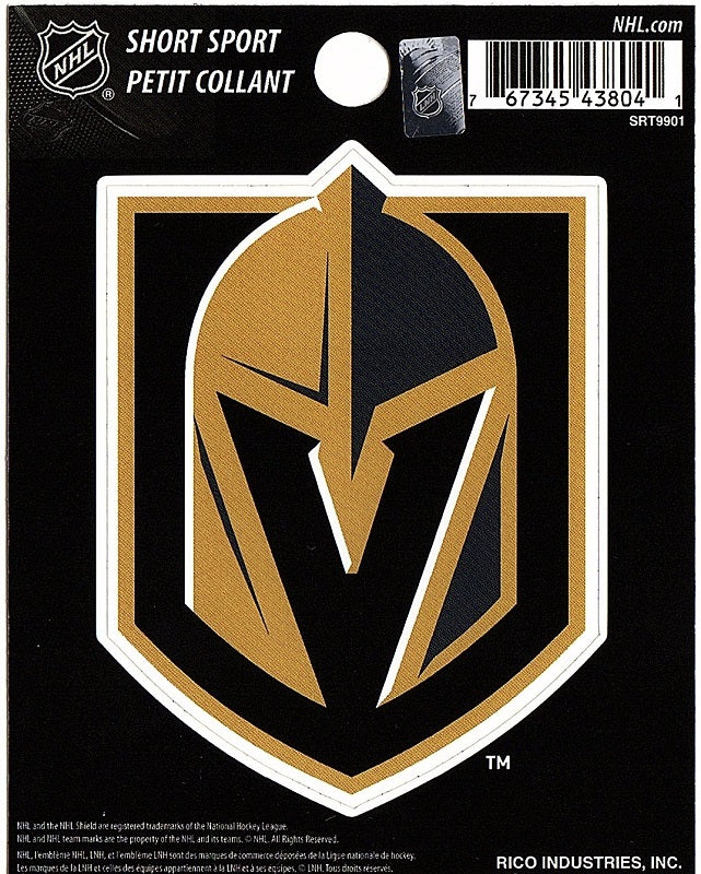 Las Vegas Golden Knights Short Sport Decal – Auto License Plates Frames