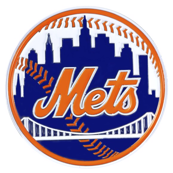 New York Mets Full Color Metal Emblem – Auto License Plates Frames