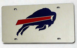 Buffalo Bills Silver Laser License Plate – Auto License Plates Frames