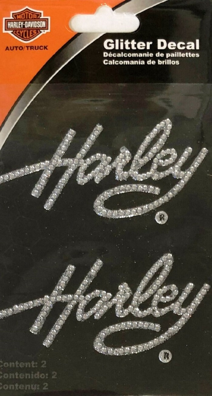Harley-Davidson Script Bling Decal Kit – Auto License Plates Frames
