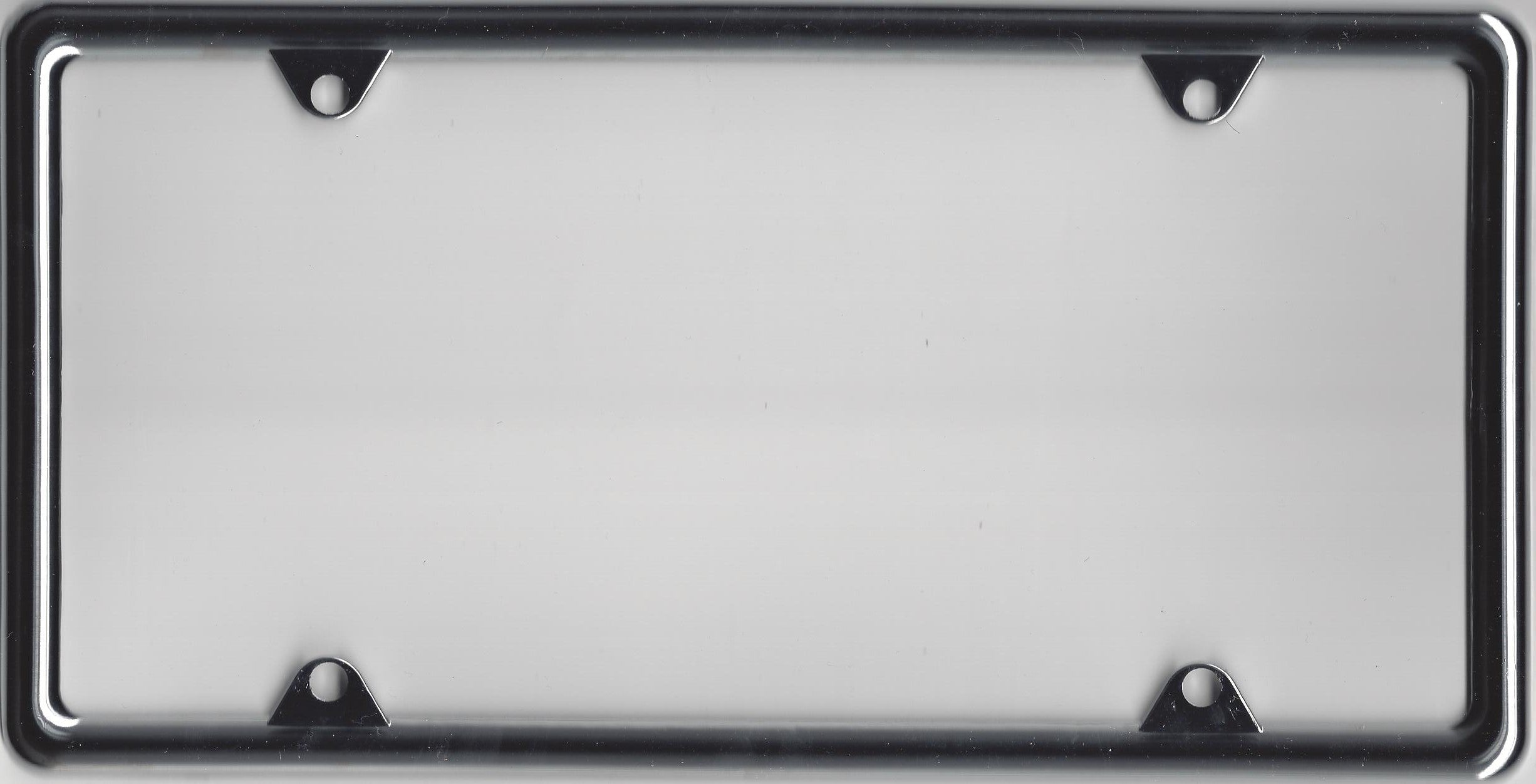 Chrome Vinyl License Plate Frame Kit – Auto License Plates Frames