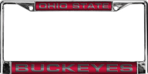 Ohio State Buckeyes Laser Chrome License Plate Frame – Auto License ...