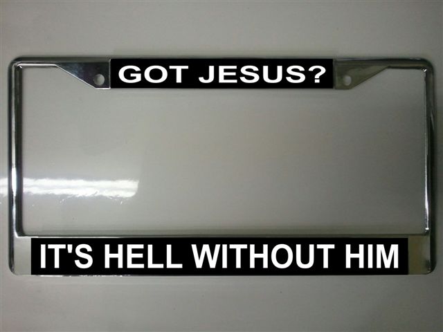 Religious / Christian License Plates – Auto License Plates Frames