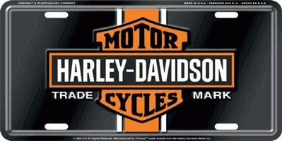 Harley-Davidson Vintage License Plate – Auto License Plates Frames