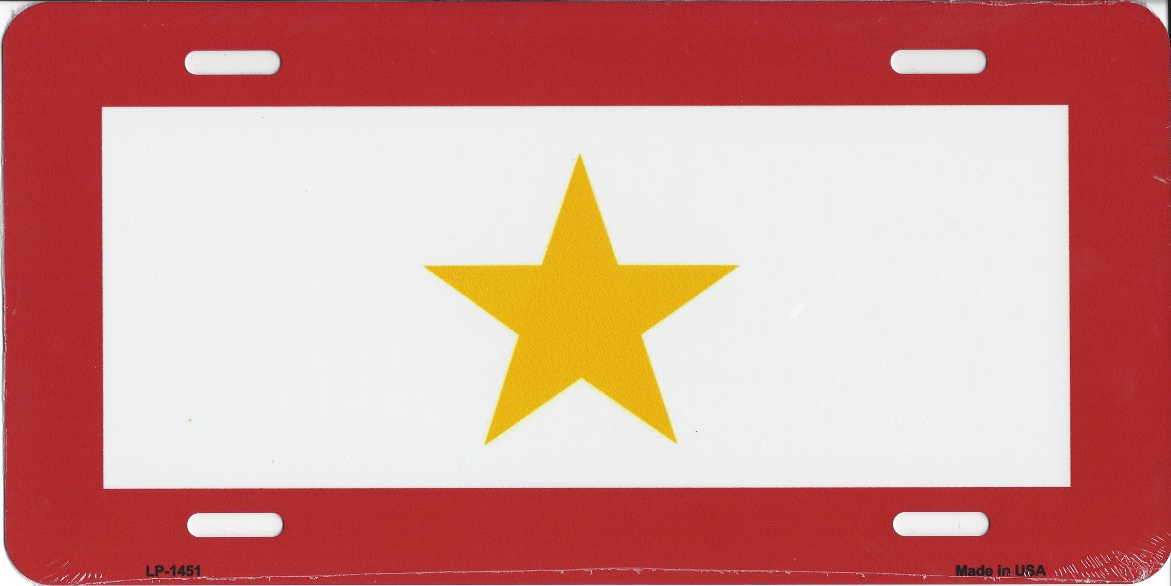 Gold Star License Plate – Auto License Plates Frames