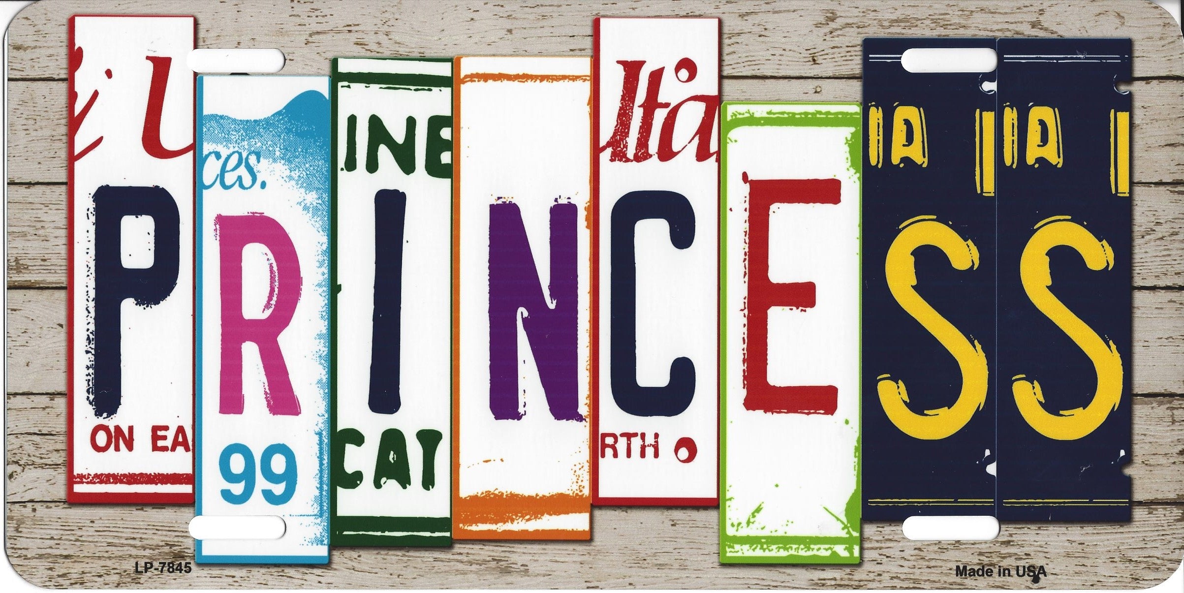 Princess Cut Style License Plate – Auto License Plates Frames