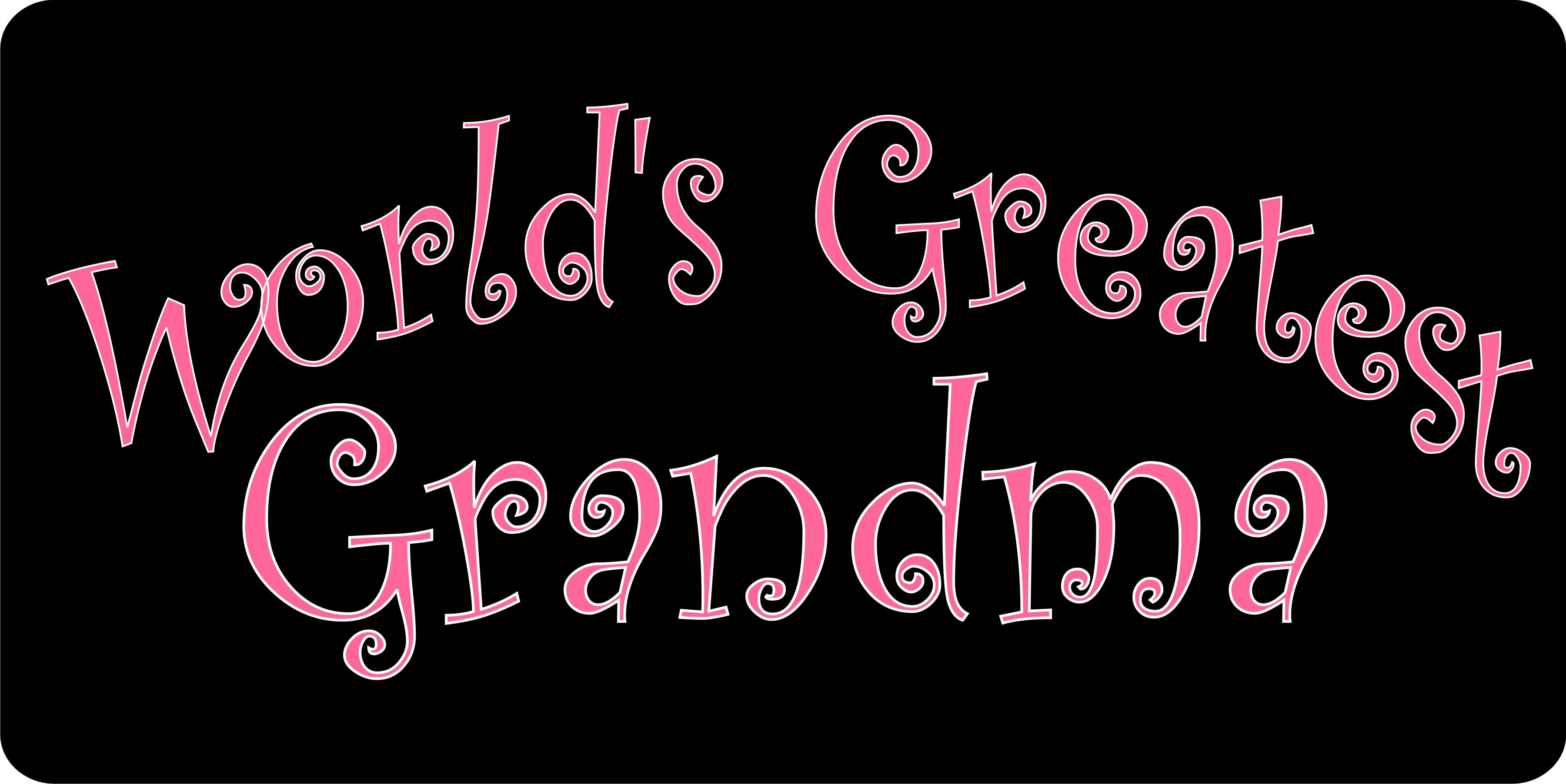 World's Greatest Grandma Photo License Plate – Auto License Plates Frames