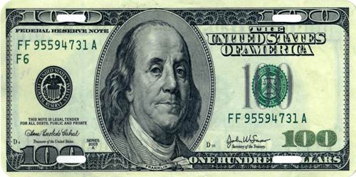 $100 Dollar Bill Photo License Plate – Auto License Plates Frames