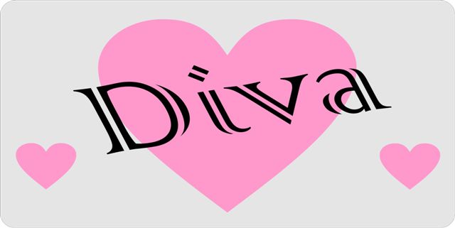 Diva Photo License Plate – Auto License Plates Frames