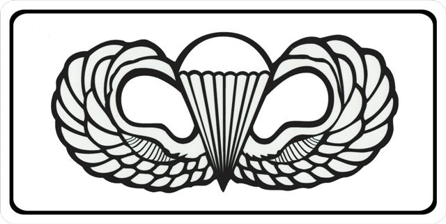 Airborne Wings Photo License Plate – Auto License Plates Frames