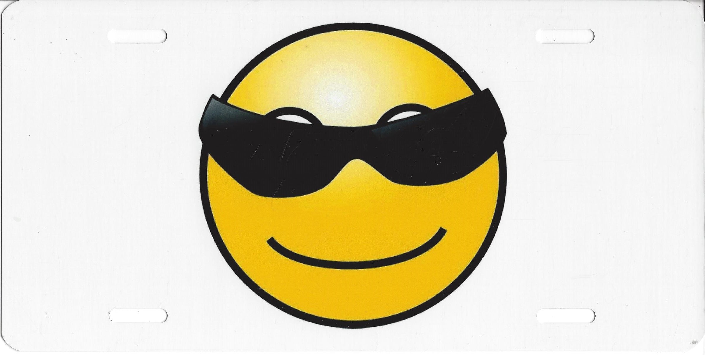 Cool Smiley Photo License Plate – Auto License Plates Frames