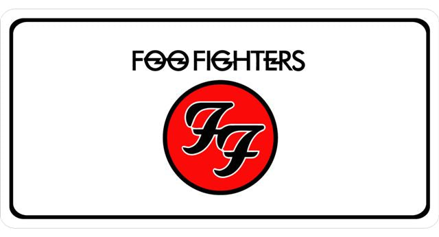 Foo Fighters Photo License Plate – Auto License Plates Frames