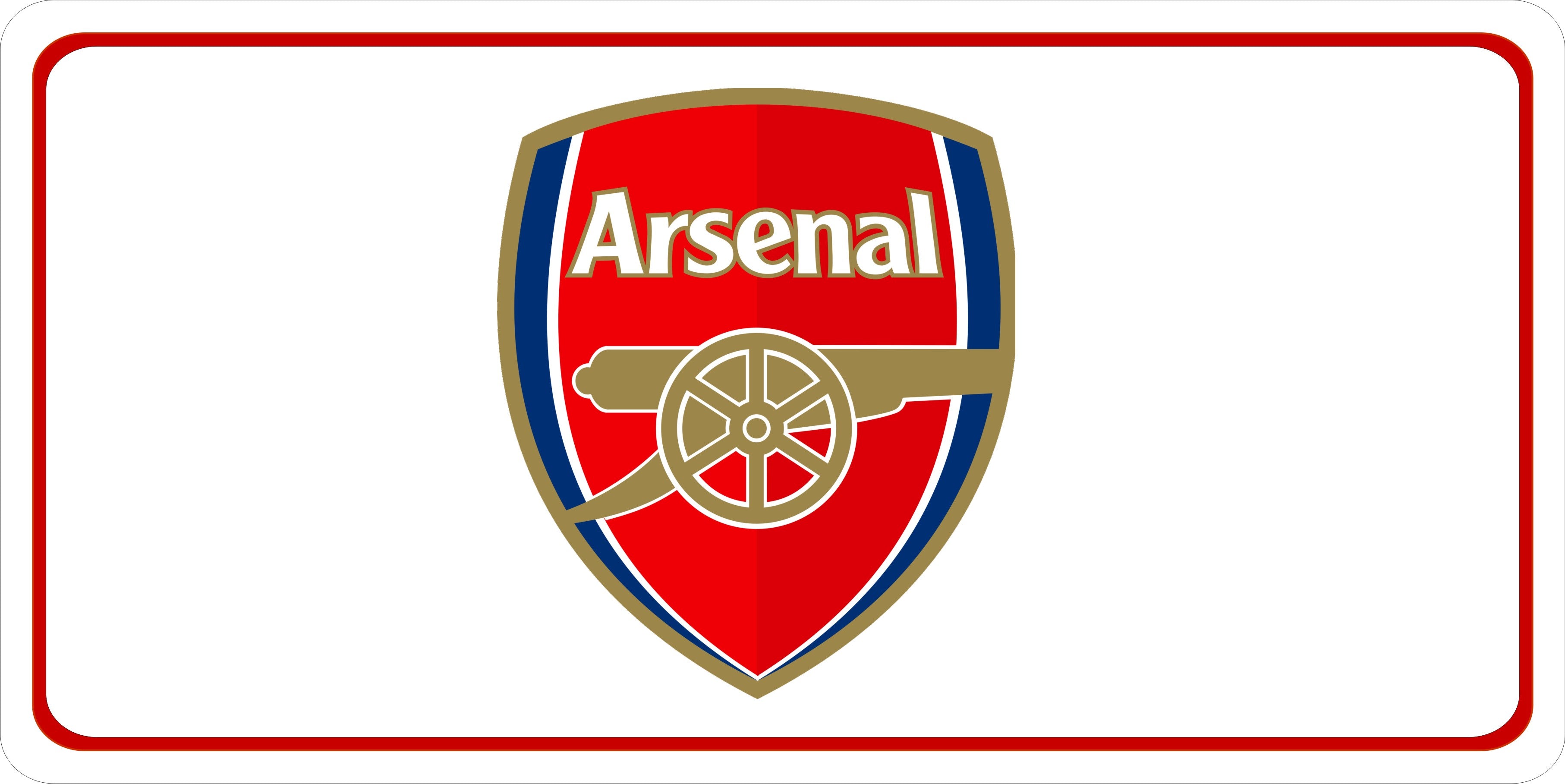 Arsenal Photo License Plate Soccer – Auto License Plates Frames