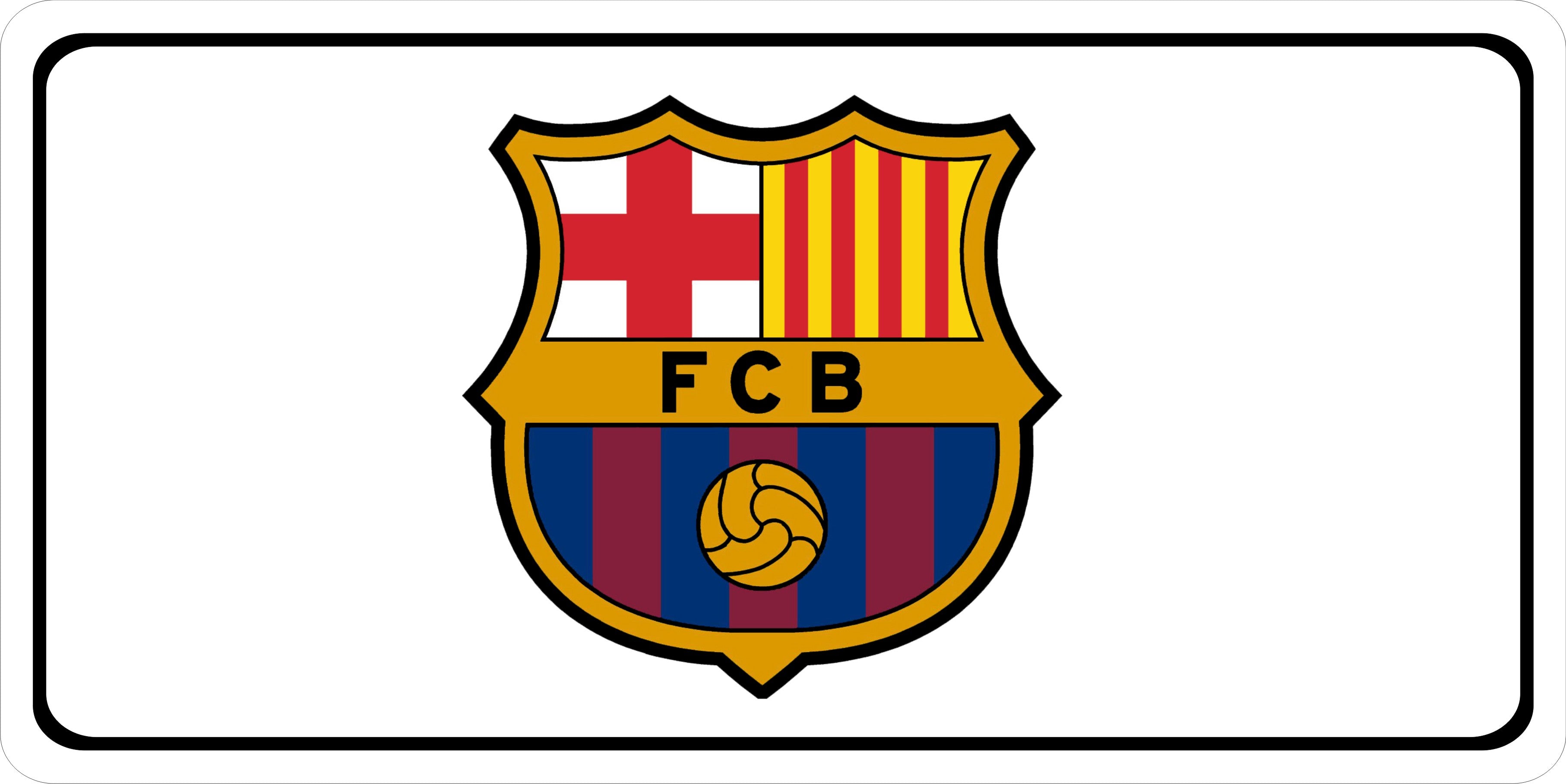 FC Barcelona Photo License Plate Soccer – Auto License Plates Frames