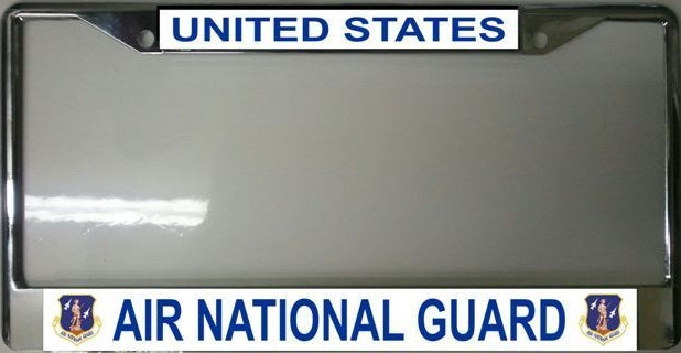 Air National Guard Photo License Plate Frame – Auto License Plates Frames