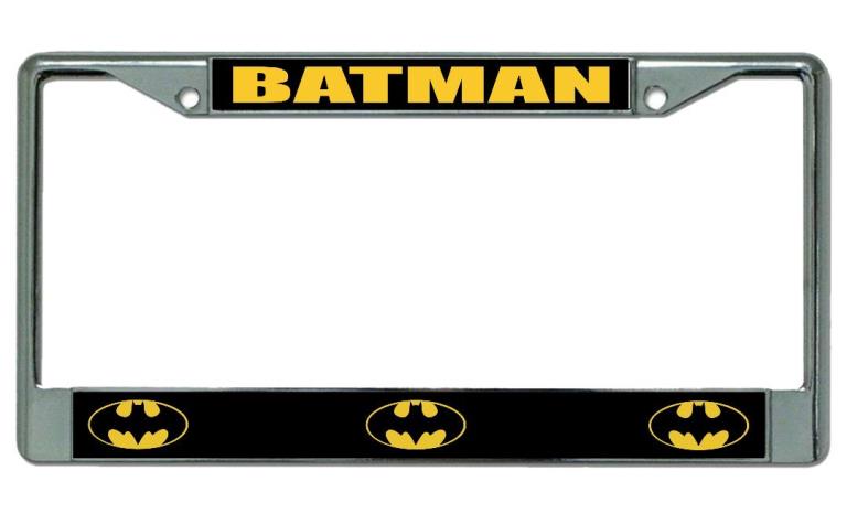 Batman Logo Photo License Plate Frame – Auto License Plates Frames