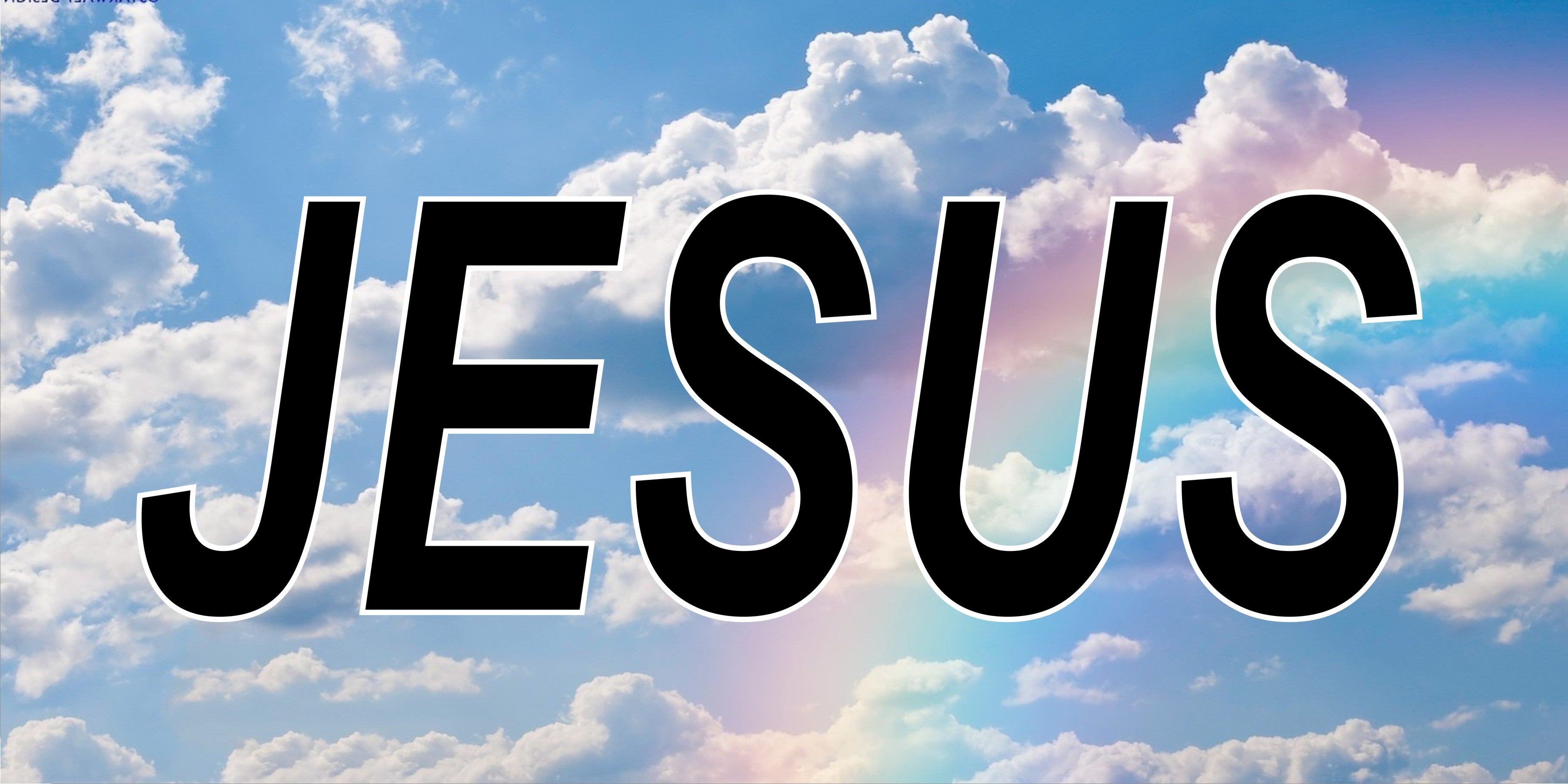 Jesus On Clouds With Rainbow Photo license Plate – Auto License Plates ...