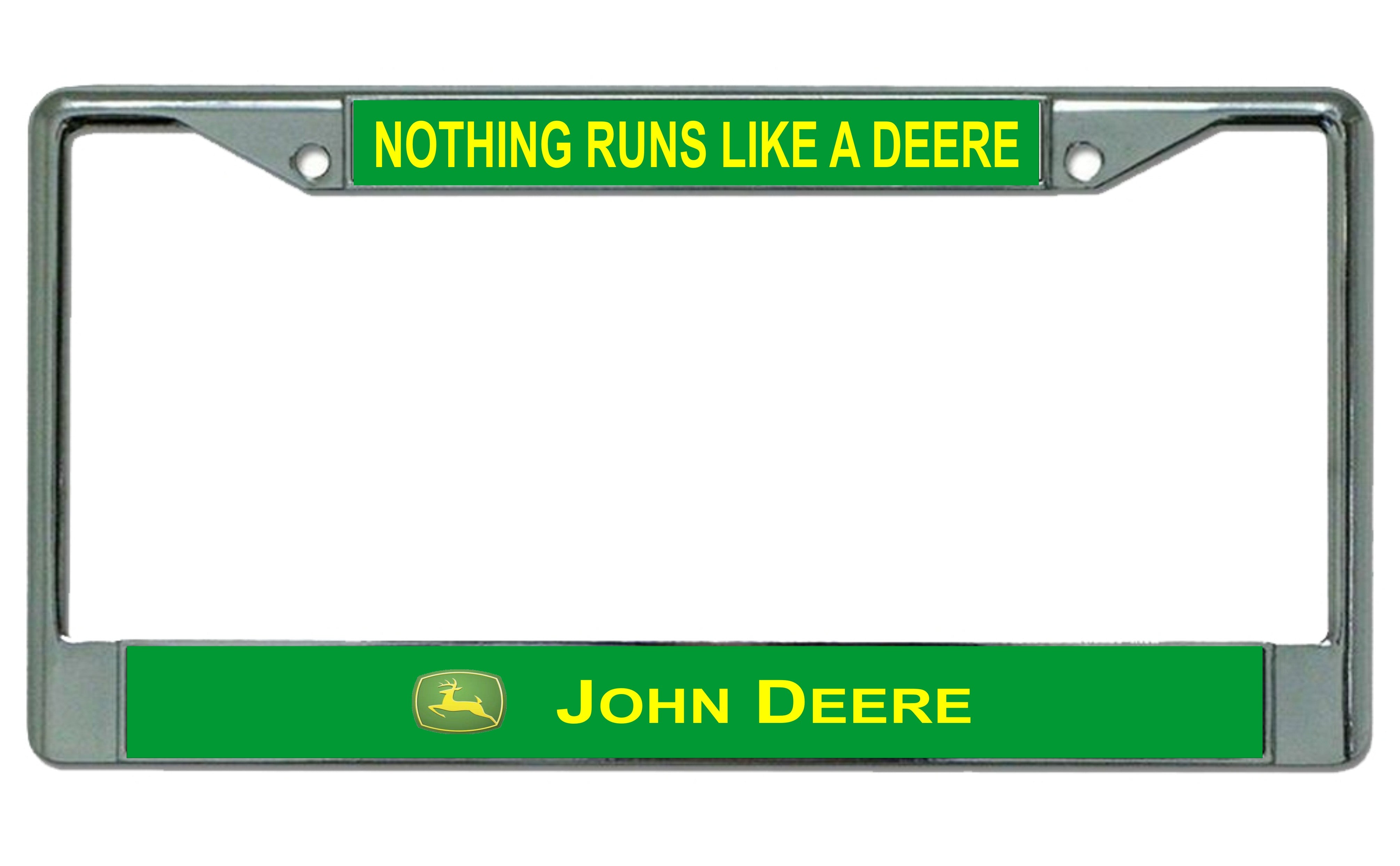 JOHN DEERE Nothing Runs Like a Deere Photo License Plate Frame – Auto ...