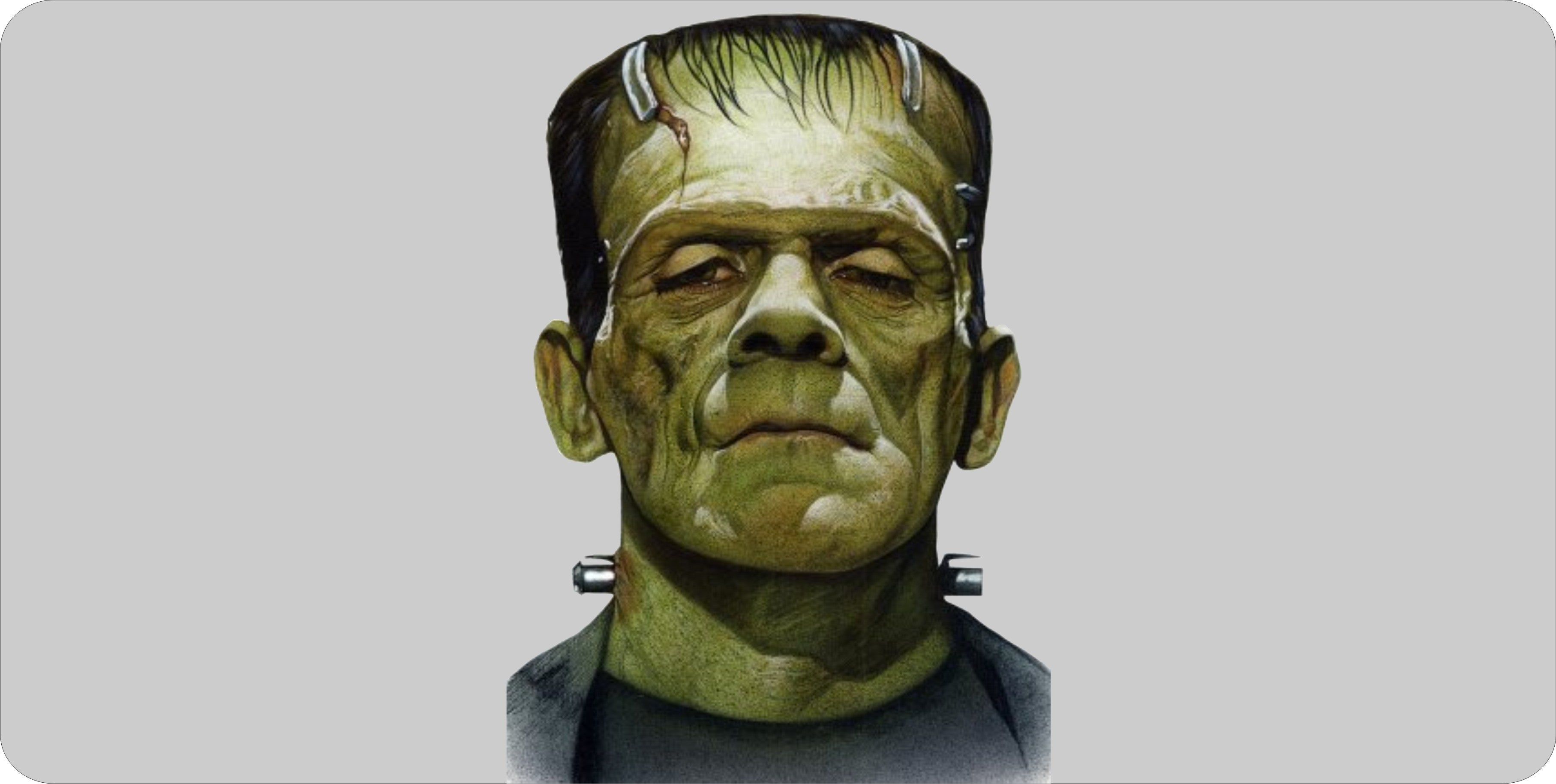Frankenstein Centered Photo License Plate – Auto License Plates Frames