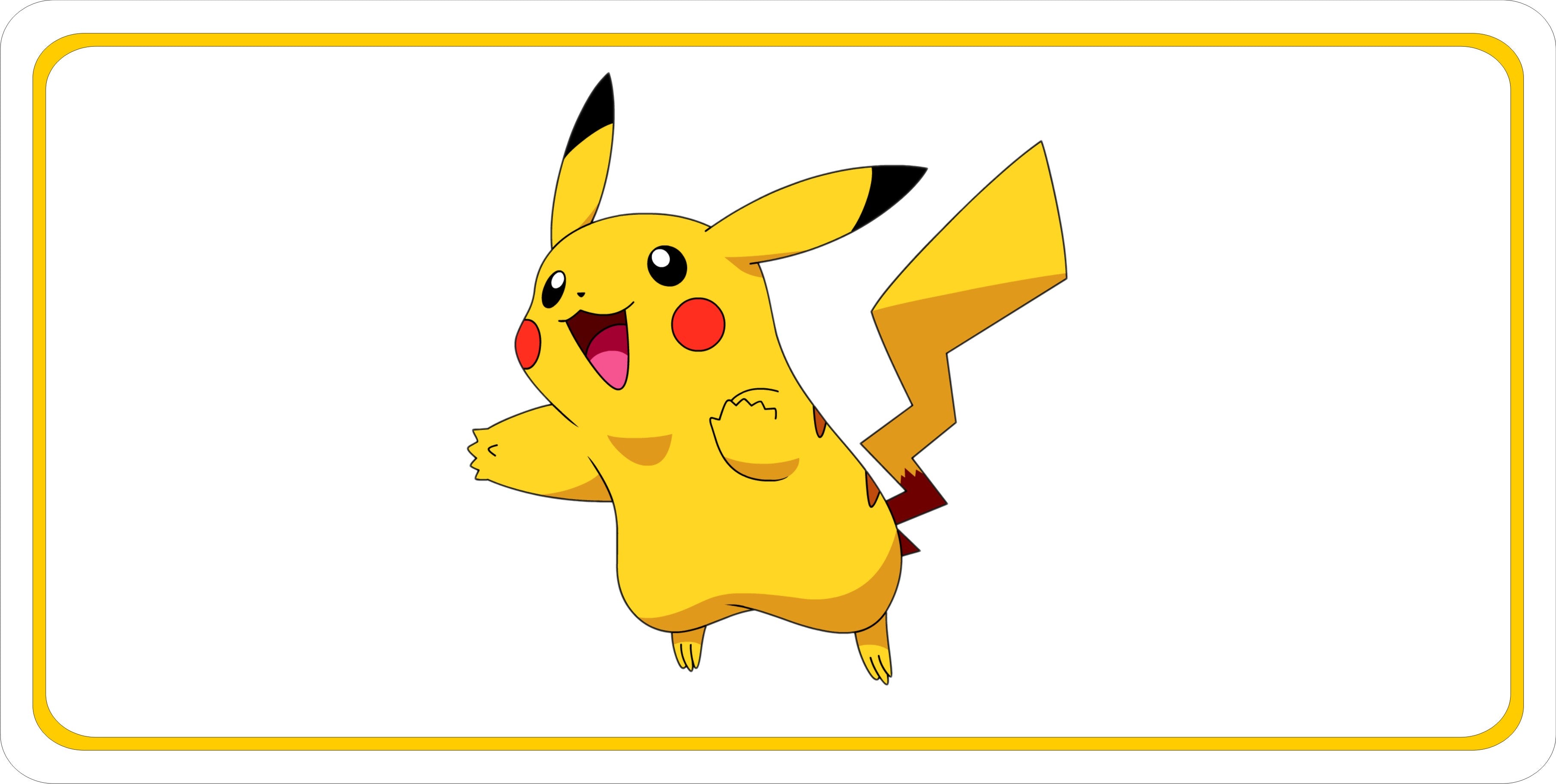 Pikachu Pokemon Photo License Plate – Auto License Plates Frames
