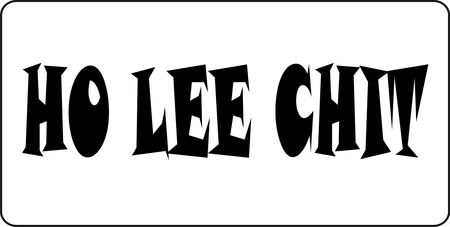 Ho Lee Chit Photo License Plate – Auto License Plates Frames