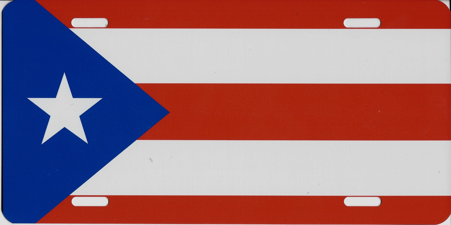 Puerto Rico Flag Photo License Plate – Auto License Plates Frames