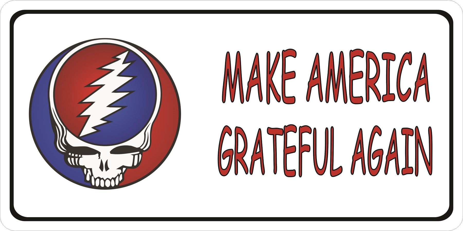 Make America Grateful Again Photo License Plate – Auto License Plates ...