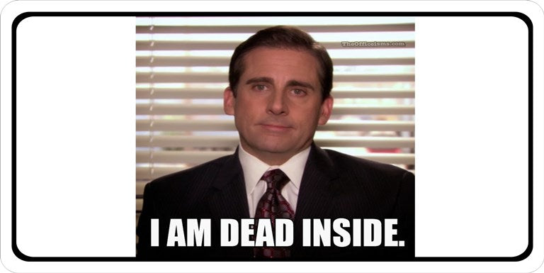 Dead Inside Photo License Plate – Auto License Plates Frames