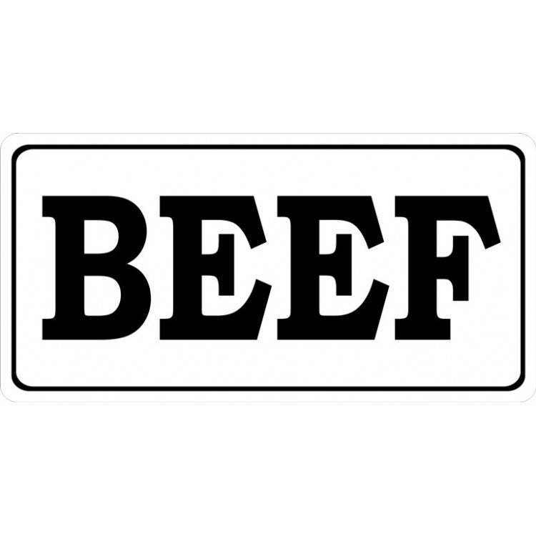 Beef Photo License Plate – Auto License Plates Frames