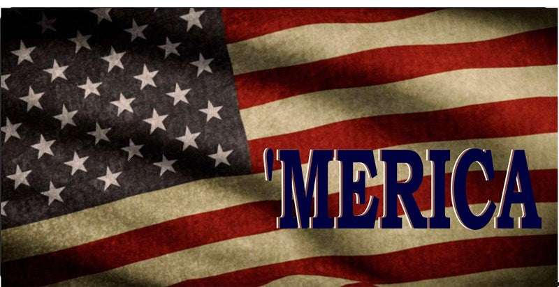 'Merica Photo License Plate – Auto License Plates Frames