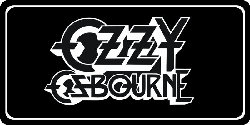 Ozzy Osbourne Script Photo License Plate – Auto License Plates Frames