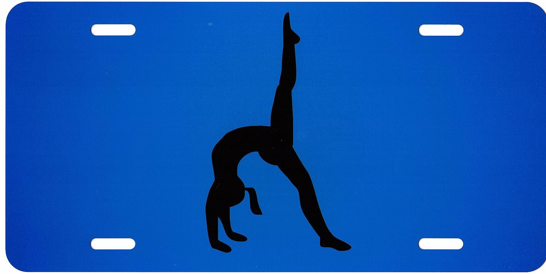 Gymnast Hand Stand Centered Photo License Plate – Auto License Plates ...