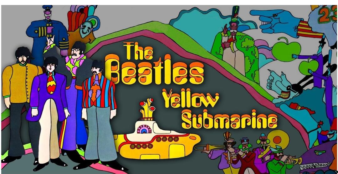 The Beatles Yellow Submarine Photo License Plate – Auto License Plates ...
