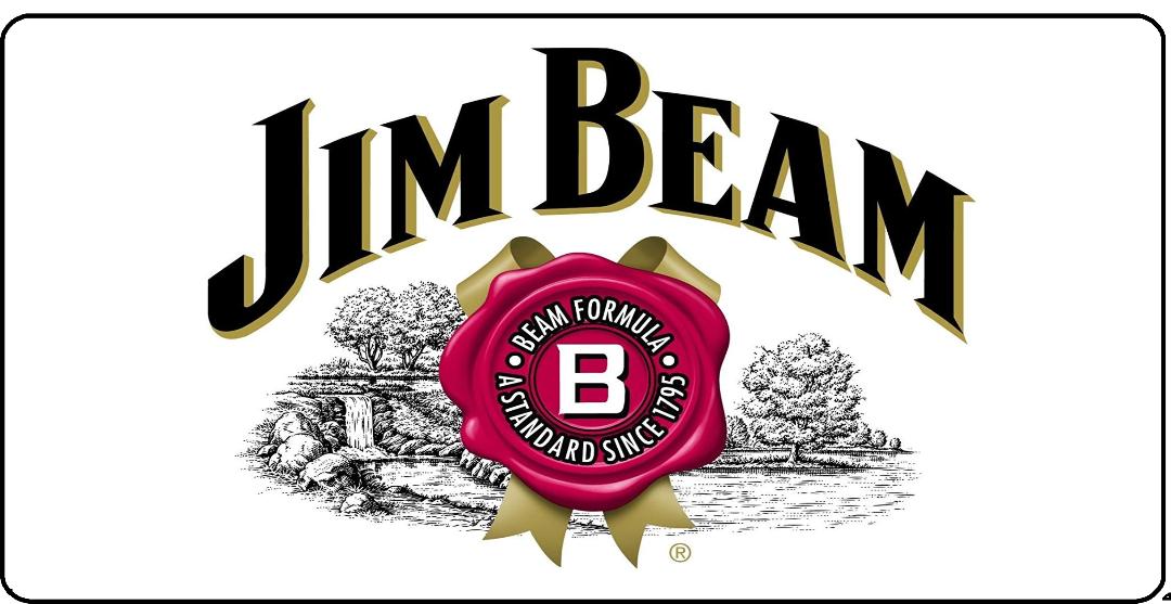 Jim Beam Whiskey Photo License Plate – Auto License Plates Frames