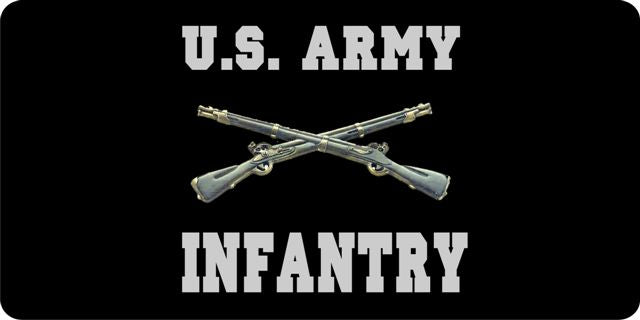 U.S. Army Infantry License Plate – Auto License Plates Frames